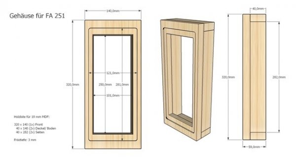 Aktivmodule - Lautsprecher selber bauen by ADW