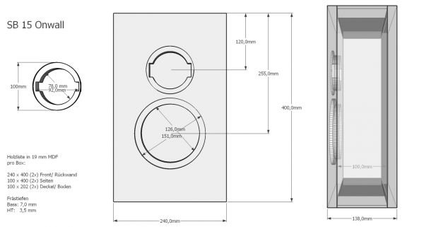 Bausätze der SB-Serie - Lautsprecher selber bauen by ADW