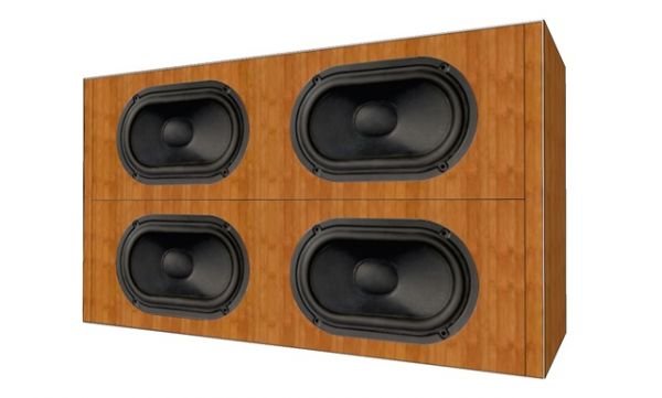 Lautsprecherbox U-Do Subwoofer Oval 4 Passiv - Lautsprecher selber ba